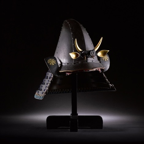 A rare shinomi-nari kabuto high conical helmet Momoyama period, late ...
